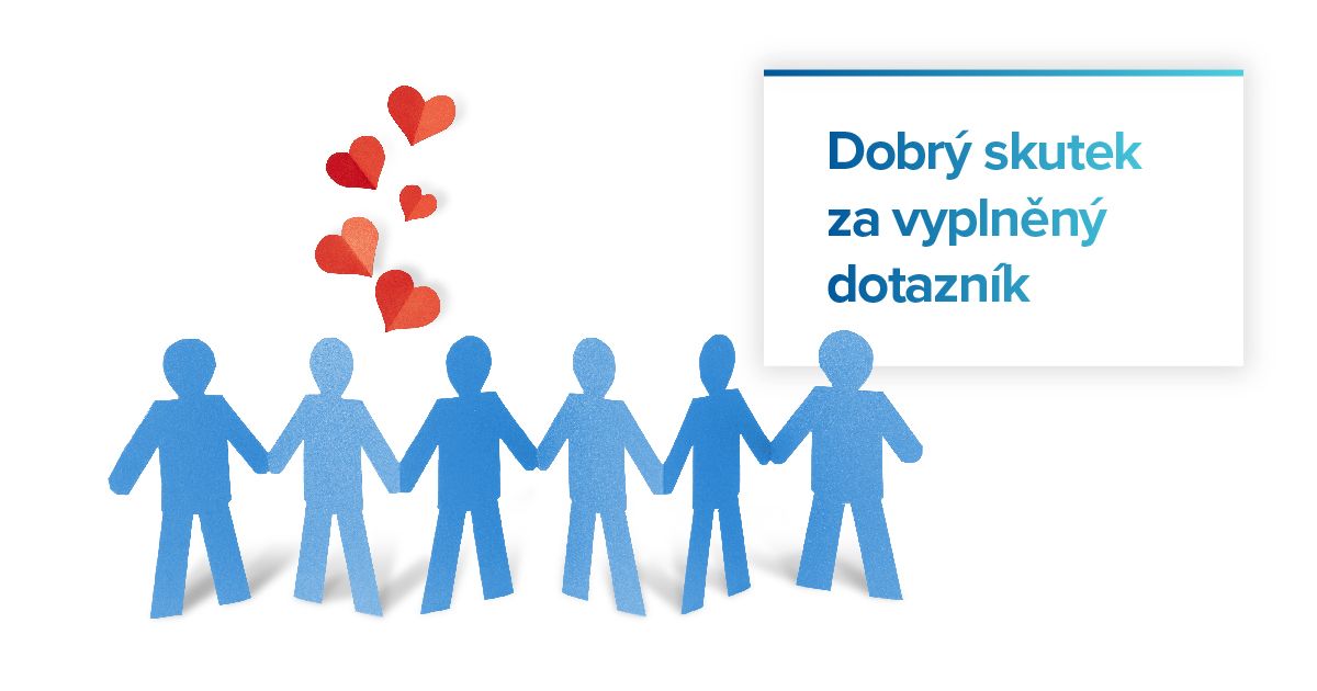 Dobrý skutek za vyplněný dotazník