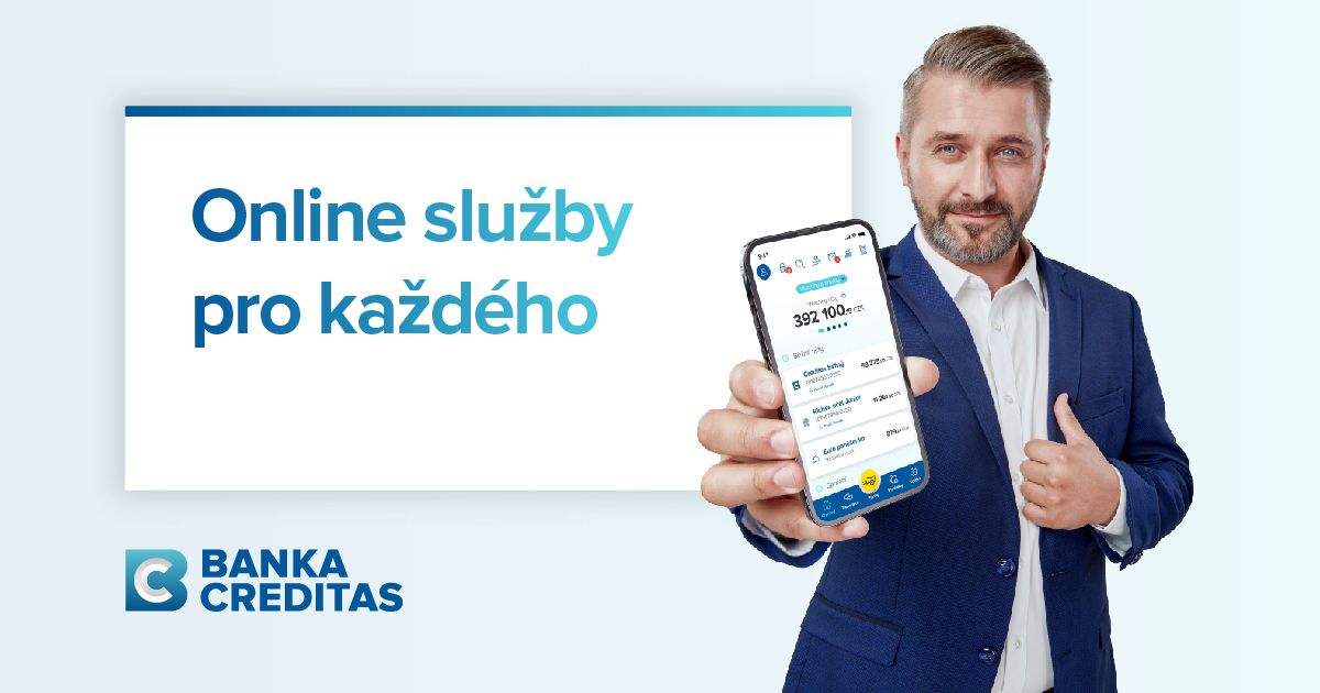 Online bankovnictví - Banka CREDITAS