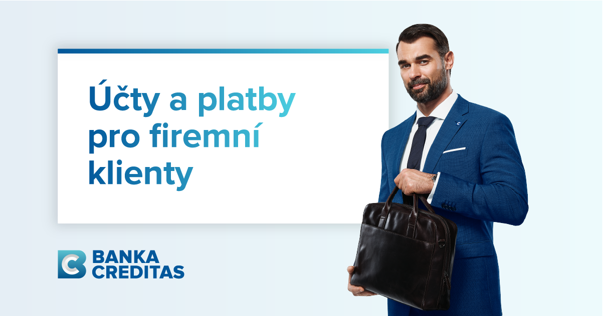 Firemní účty a platby - Banka CREDITAS